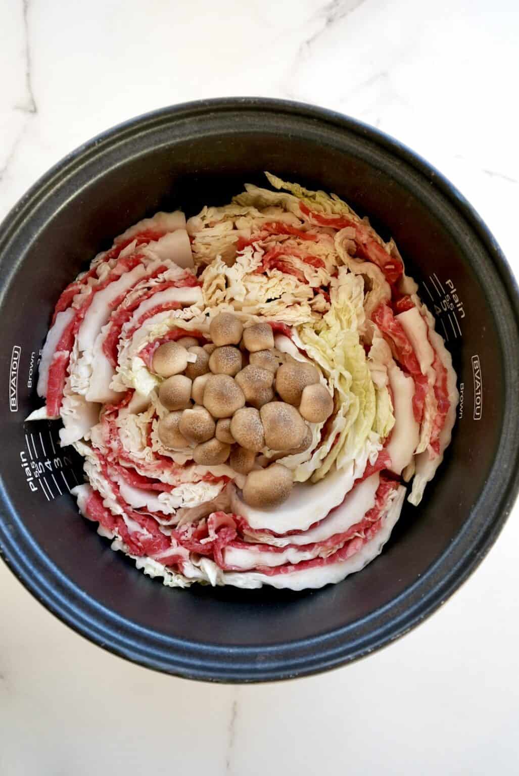 Nabe (Japanese Hot Pot) in a Rice Cooker - Kyrié the Foodié + Real ...