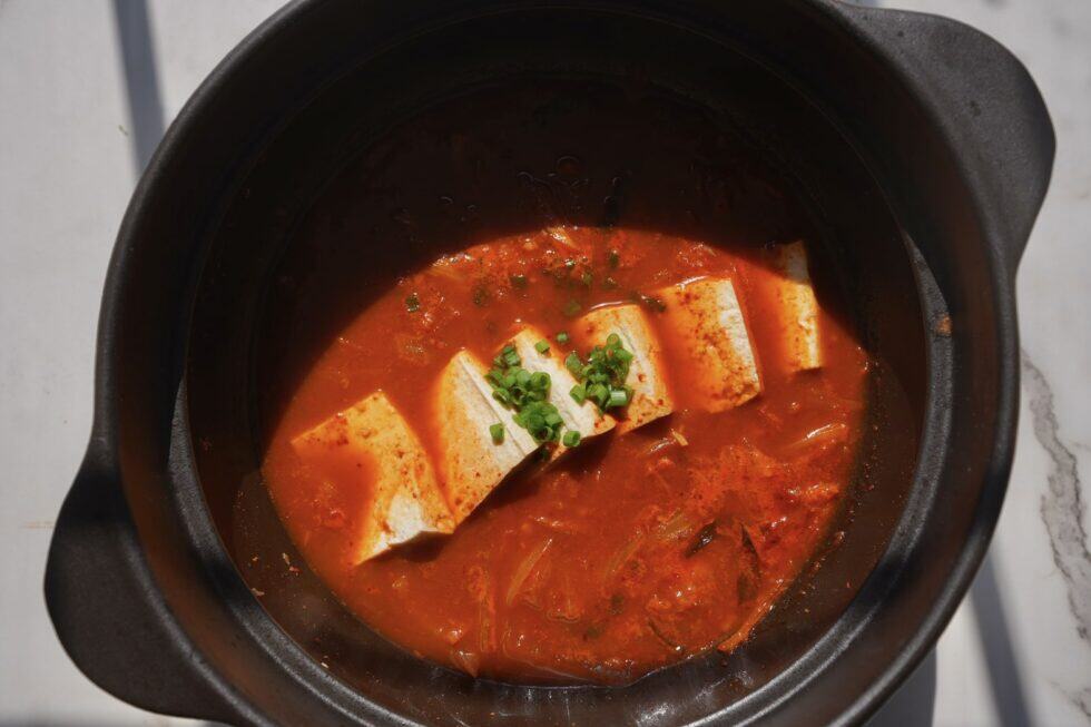 Easy Kimchi Jjigae (Korean Kimchi Stew) - Kyrié the Foodié + Real ...