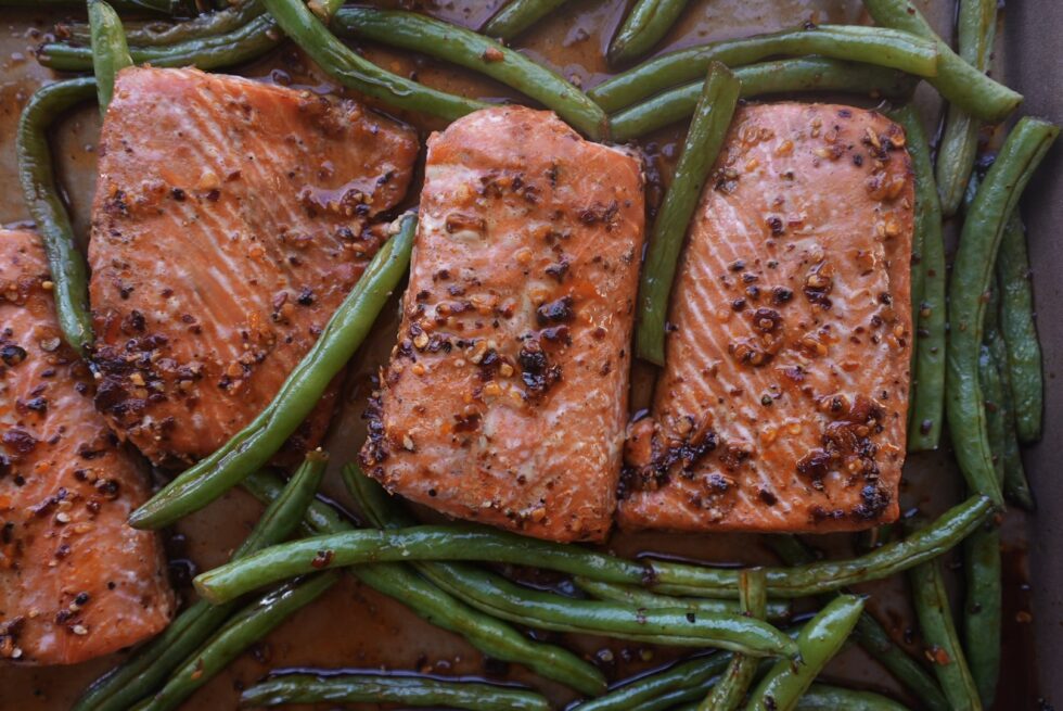 Sheet-Pan Chili Crisp Salmon - Kyrié the Foodié + Real Farmer Jeff